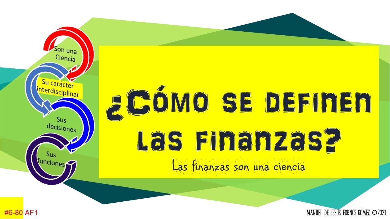 Las finanzas y su definición - YouTube