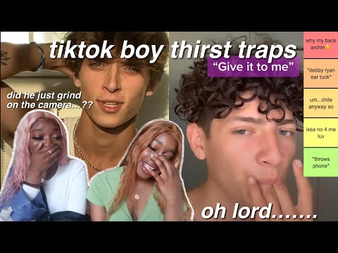 ranking tiktok thirst traps because we're down bad 😩 part 2**