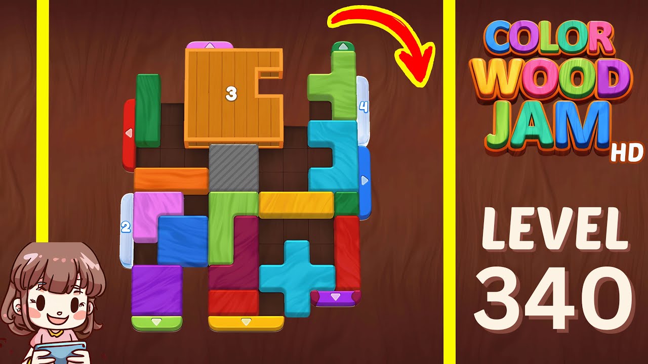 Color Wood Jam Level 340 Solution Walkthrough - YouTube