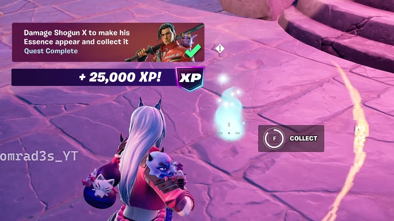 How to EASILY Damage Shogun X to make his Essence appear and collect it ...