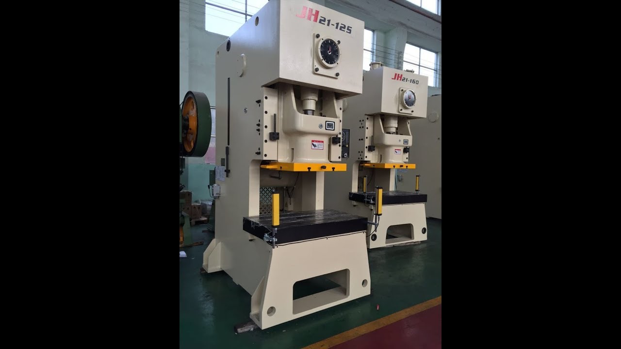 JH21 45ton high speed Punching machine progressive die to punch metal ...
