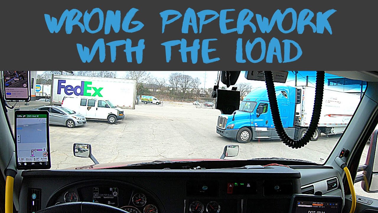 Trucker is given the wrong paperwork with load || Millis Transfer - YouTube