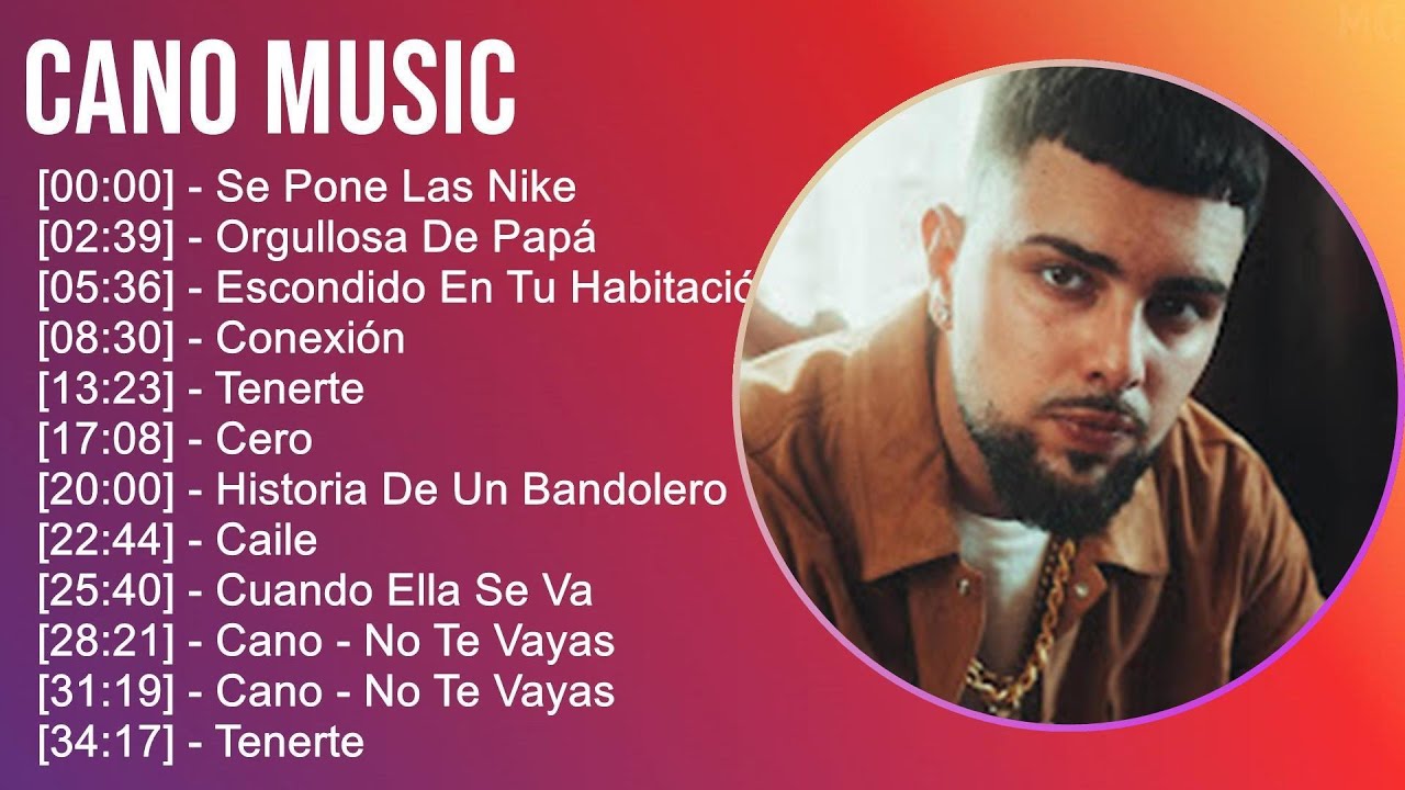 CANO MUSIC 2024 MIX Nuevas Canciones - Se Pone Las Nike, Orgullosa De ...