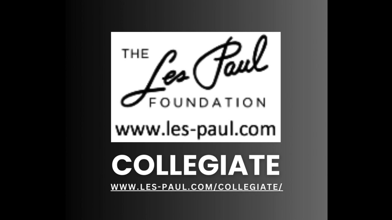 Les Paul Foundation Collegiate Page Updates - YouTube