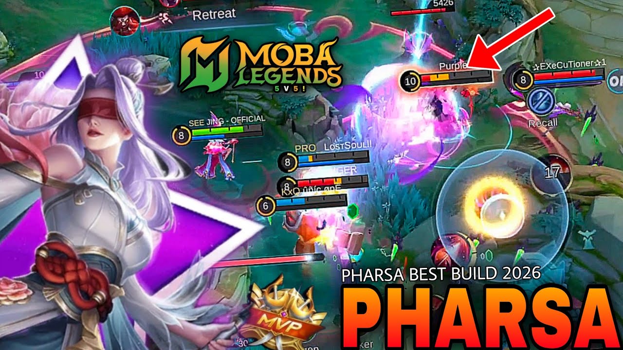 PHARSA BEST BUILD 2026 | BUILD TOP 1 GLOBAL PHARSA GAMEPLAY I MOBILE ...