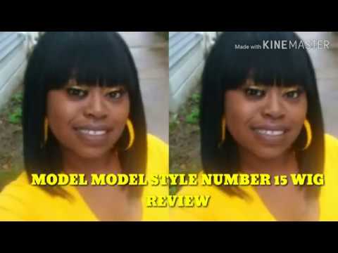 MODEL MODEL CLEAN CAP WIG NUMBER 15 WIG REVIEW - YouTube