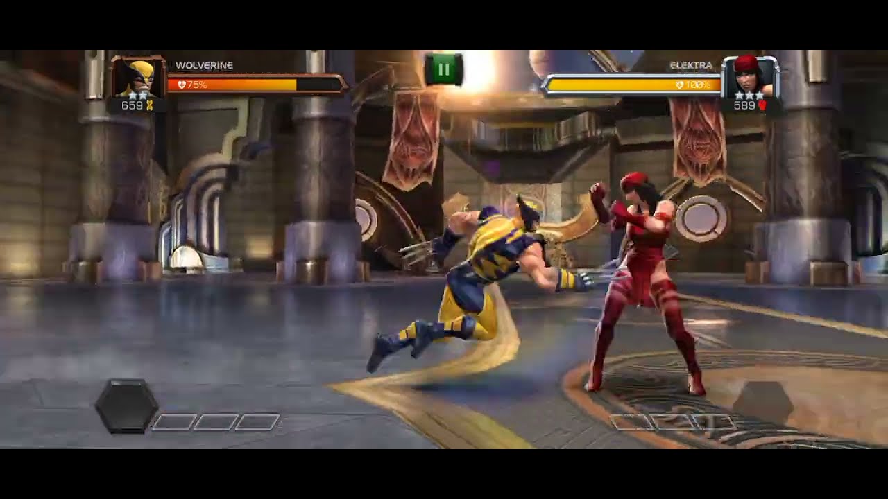 Wolverine VS Electra | Marvel Contest Of Champions - YouTube