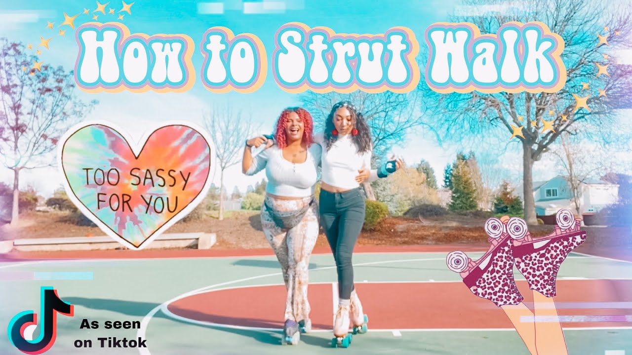 HOW TO STRUT ON SKATES | Tiktok “sexy” walk | backwards walk | Sexy ...