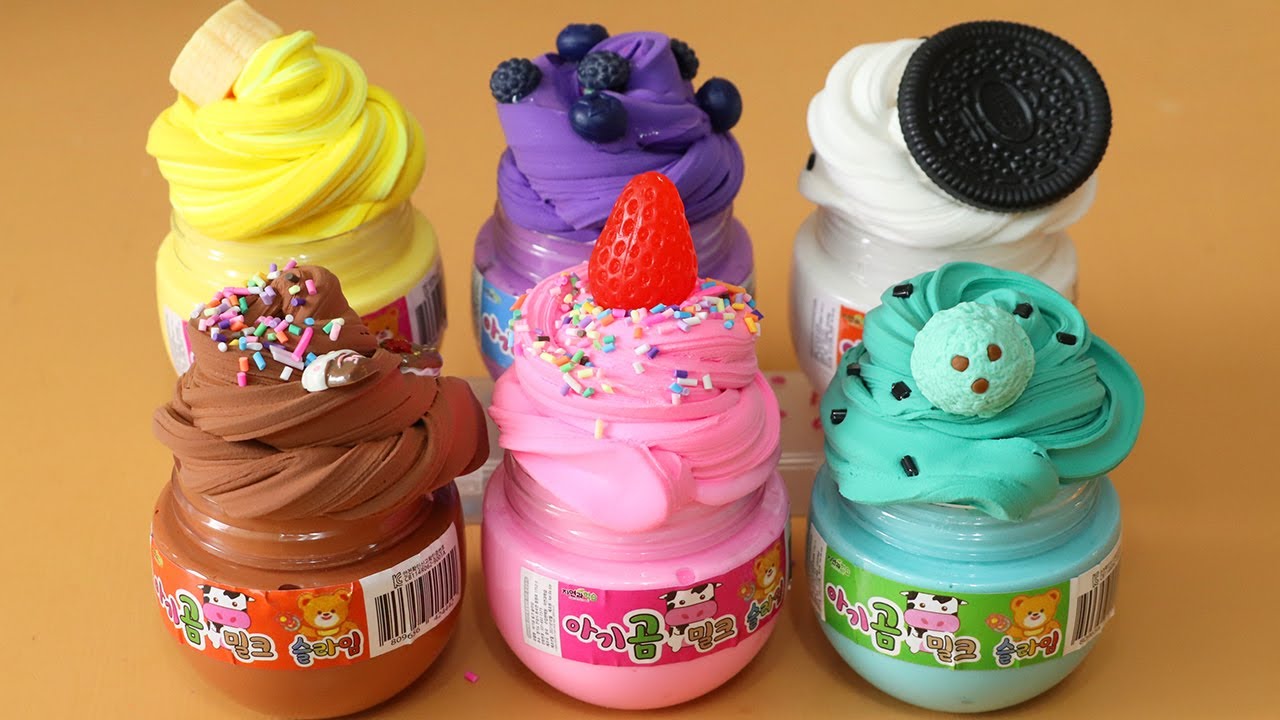 Food Slime Mixing! Satisfying Slime Video!★ASMR★ - YouTube