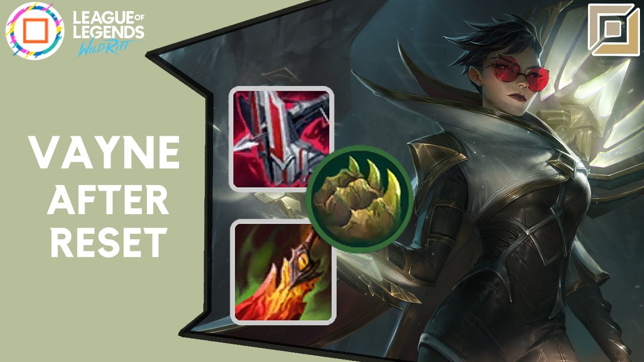 Vayne after Reset Season || Wild Rift Vayne Gameplay || Vayne Build and ...