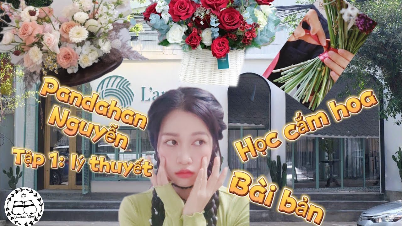 Học cắm hoa cơ bản/ tập 1: lý thuyết cắm hoa+ bánh xe màu sắc và ứng ...