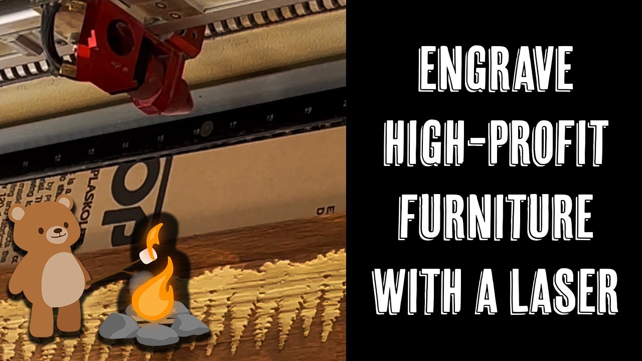 Make & Sell Unique Laser Engraved DIY Wood Furniture for High Profit or ...