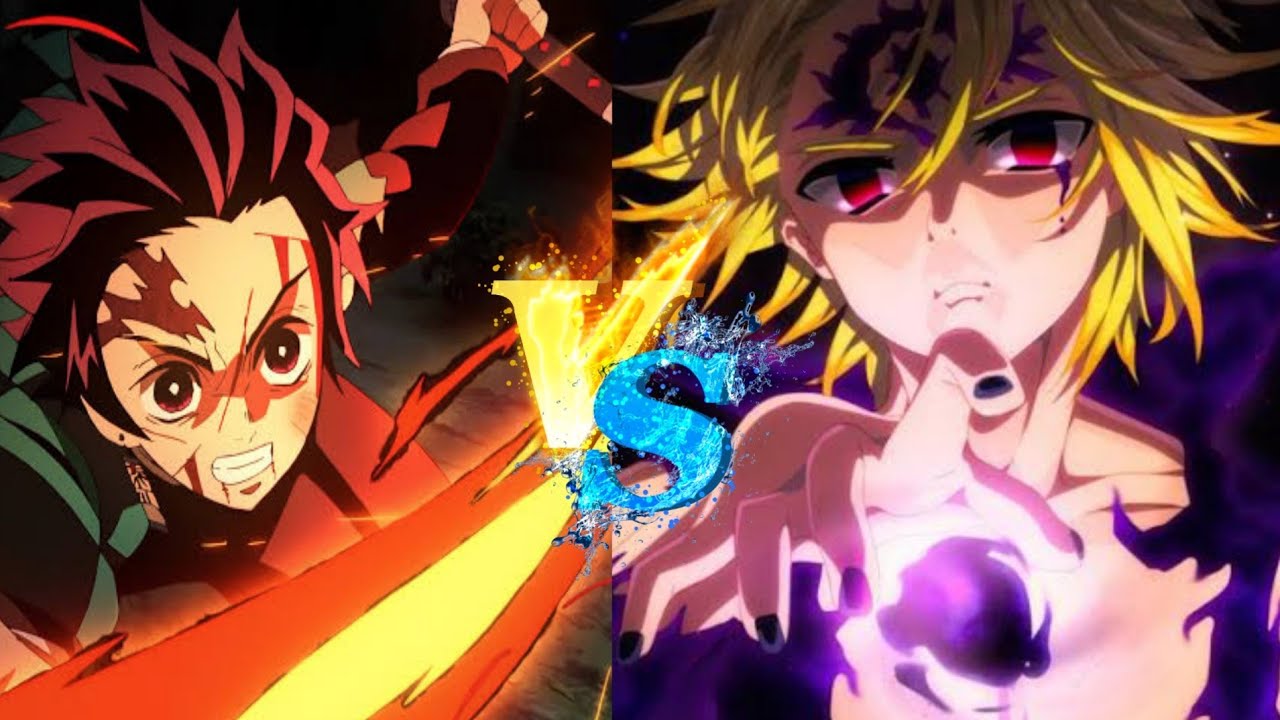 Tanjiro V4 VS Meliodas (all form) in Jump Force Mugen - YouTube