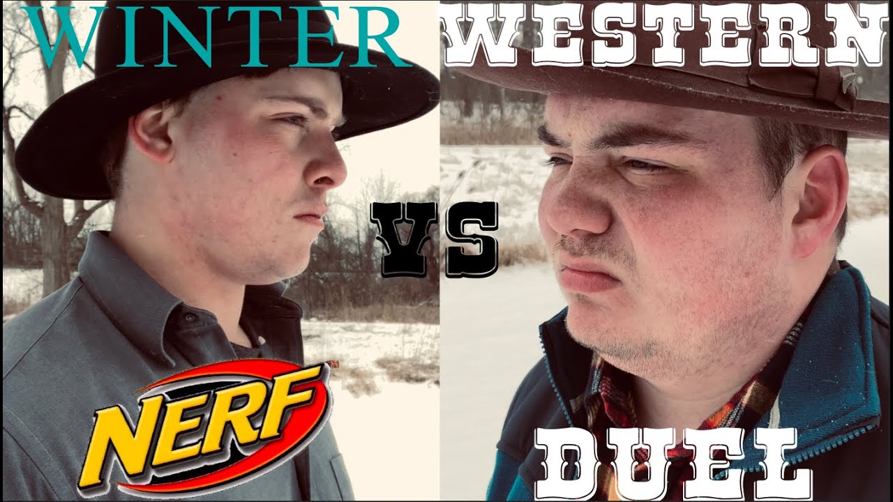 Winter Western Nerf Duel - YouTube