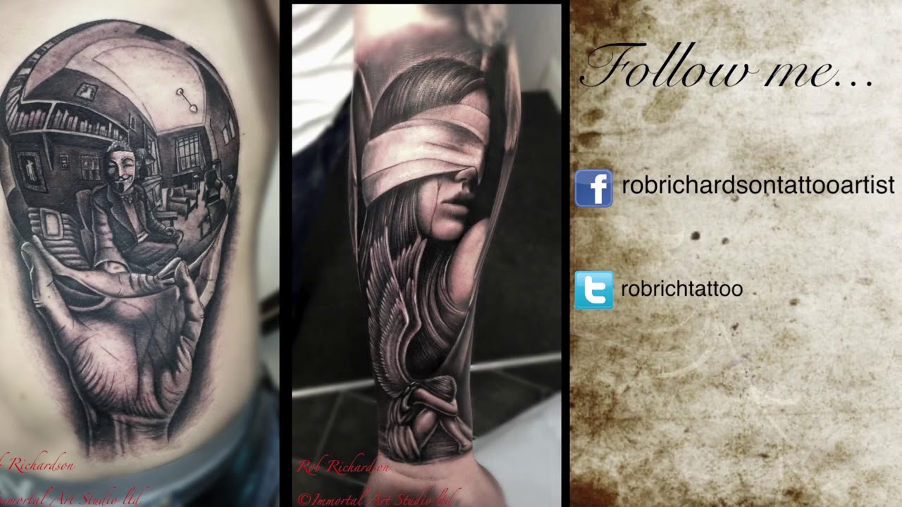 World Famous Tattoo Ink - Rob Richardson Black Friar Greywash Set 6 ...