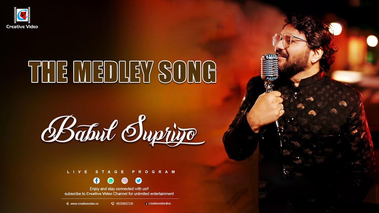 The Medley Song I Bollywood Songs I Hindi Song I Babul Supriyo Live on ...