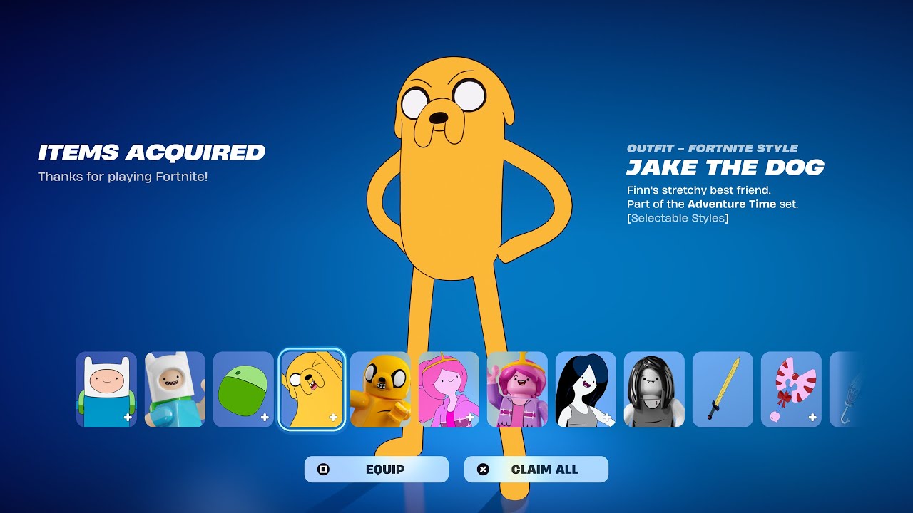 New Adventure Time skins in Fortnite! (Fortnite item shop) - YouTube