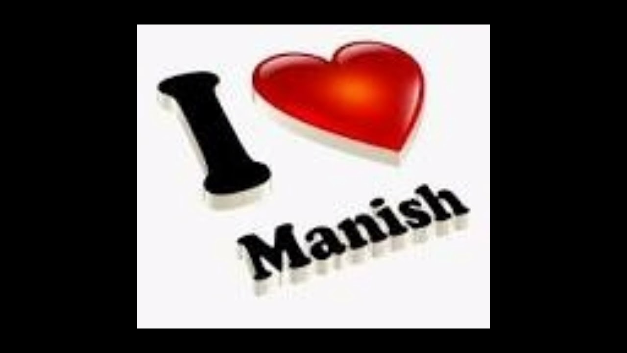 Manish Name Animation