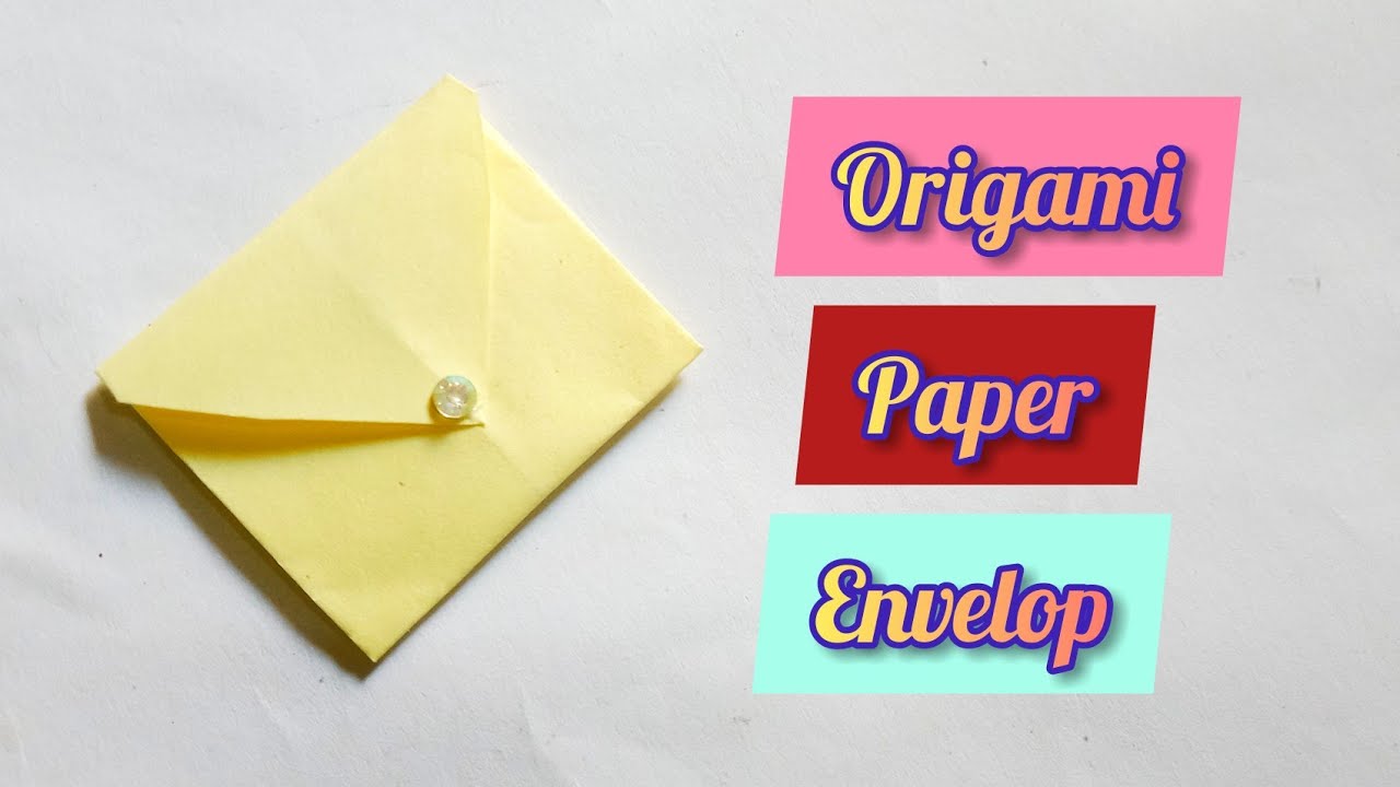 How to Make a Mini Origami Envelope | Mini Paper Craft | Easy Origami ...