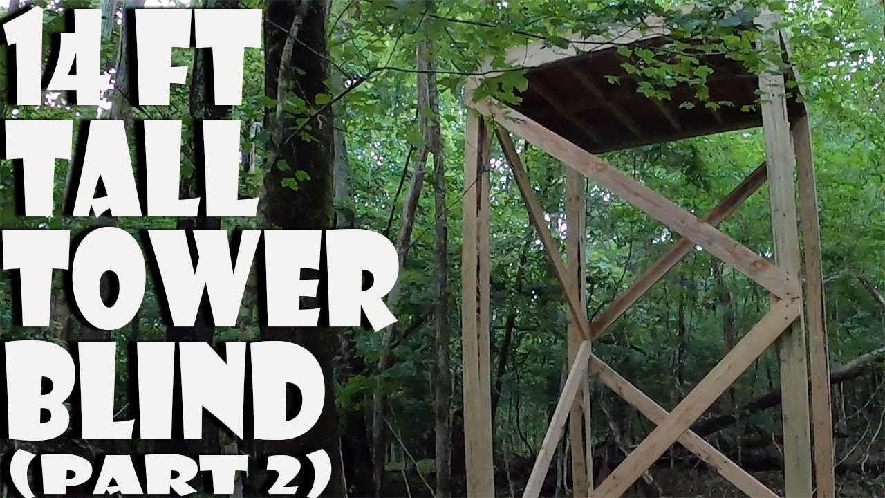 DIY HUNTING BLIND BUILD (part 2) Floor System - YouTube