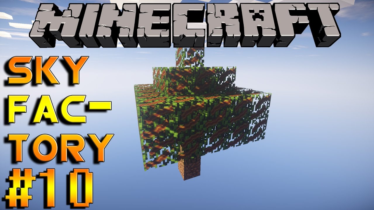 Let's Play Minecraft Sky Factory #10 Seared Bricks - YouTube
