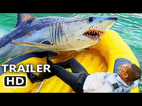 DEEP WATER Official Trailer (2026) Aaron Eckhart, Sharks