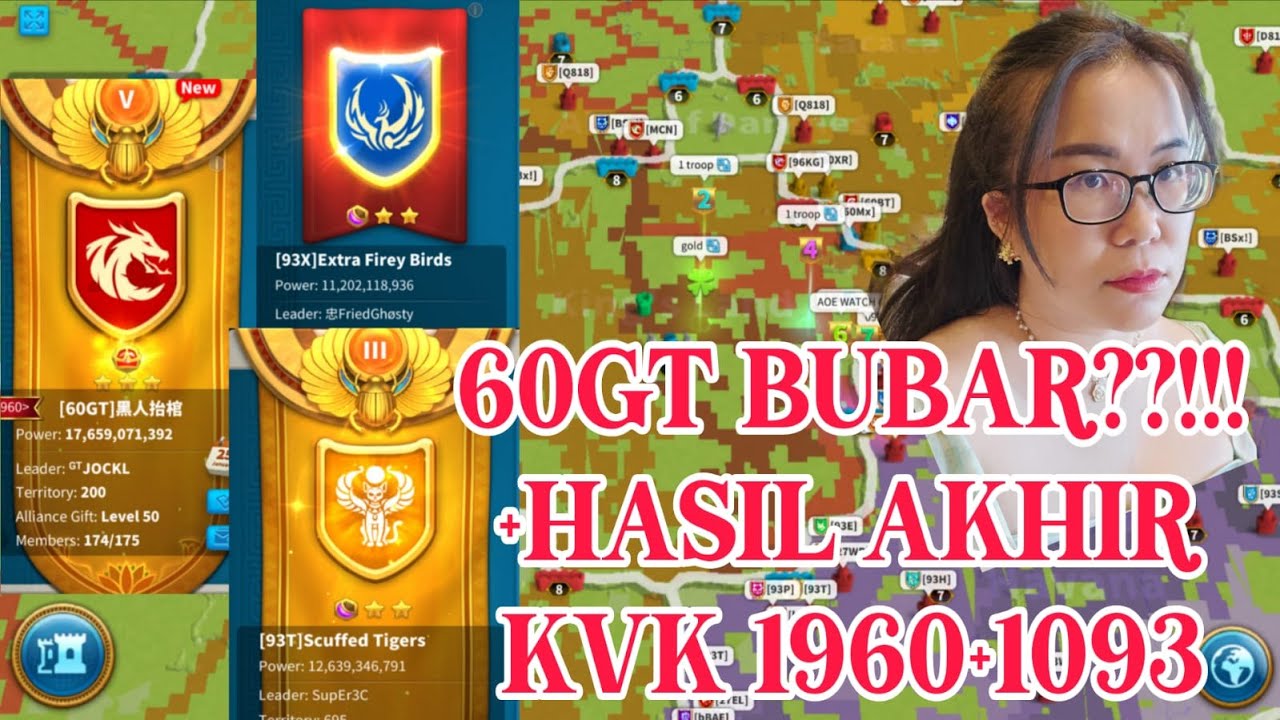 BERITA BUBARNYA KINGDOM 1960+DOKUMENTASI HASIL AKHIR KVK 1960 VS 1093 ...
