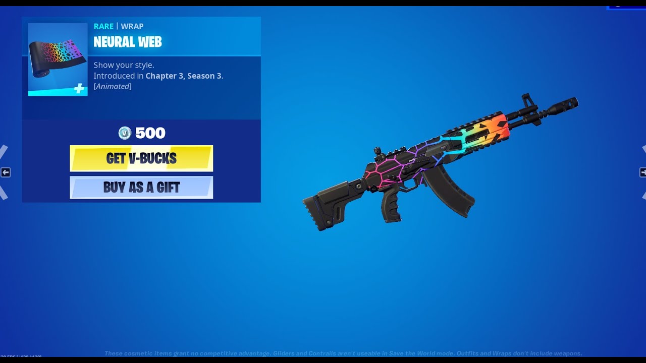 *NEW* Neural Web Wrap! - Fortnite Item Shop - July 12, 2022 - YouTube