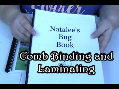 Comb Binding and Laminating - YouTube