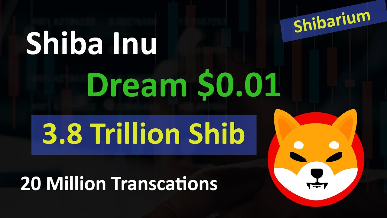 Shiba Inu Dream to $0.01 | 20 Million Transations on Shibarium ...