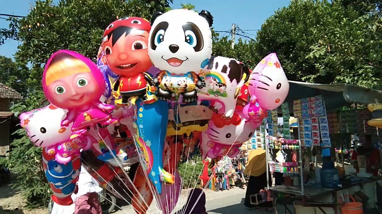 BALON MAINAN DISUKAI ANAK BALON TERBANG BALON KARAKTER UPINIPIN ...