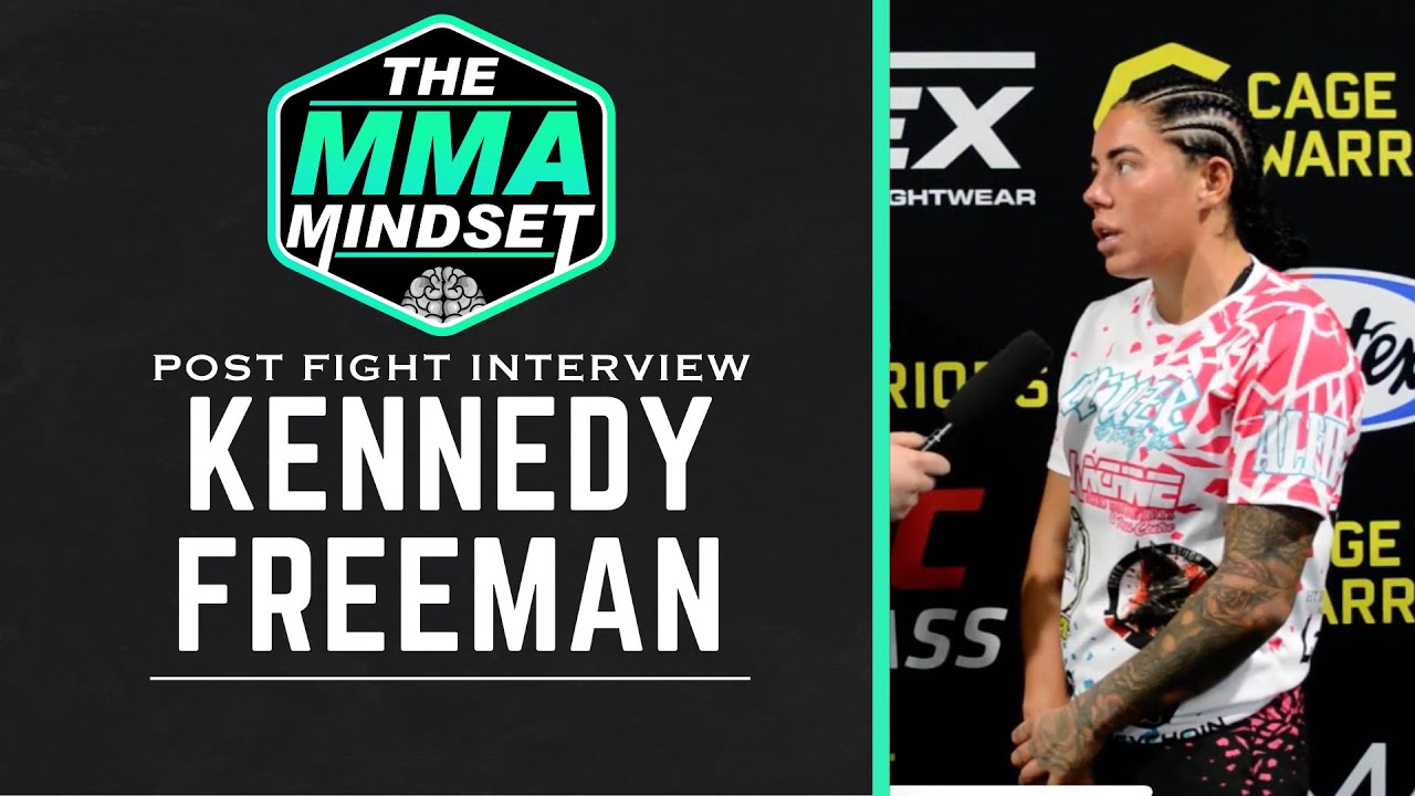 "I WANT THAT CAGE WARRIORS BELT" - Kennedy Freeman CW172 Post Fight ...