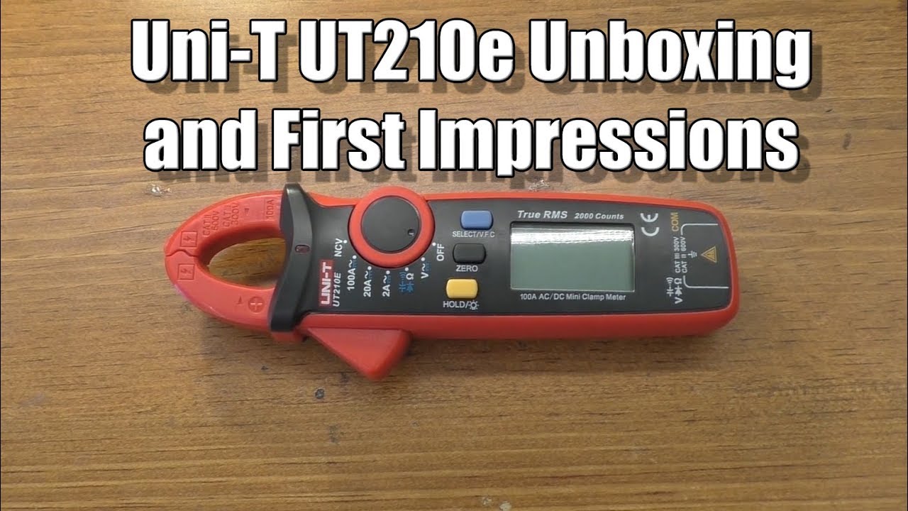Uni-T UT210e Unboxing and First Impressions - YouTube