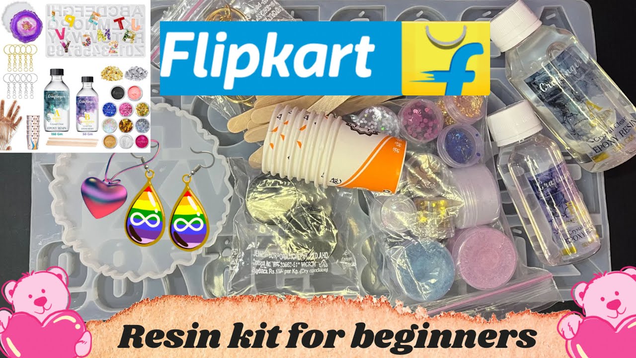 Best resin kit for beginners 😍| Resin art materials for beginners ...