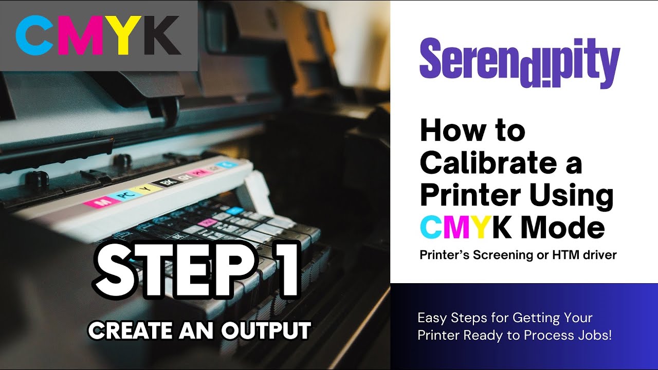 How To Calibrate a Printer Using CMYK Mode - Step 1 - Create an Output ...