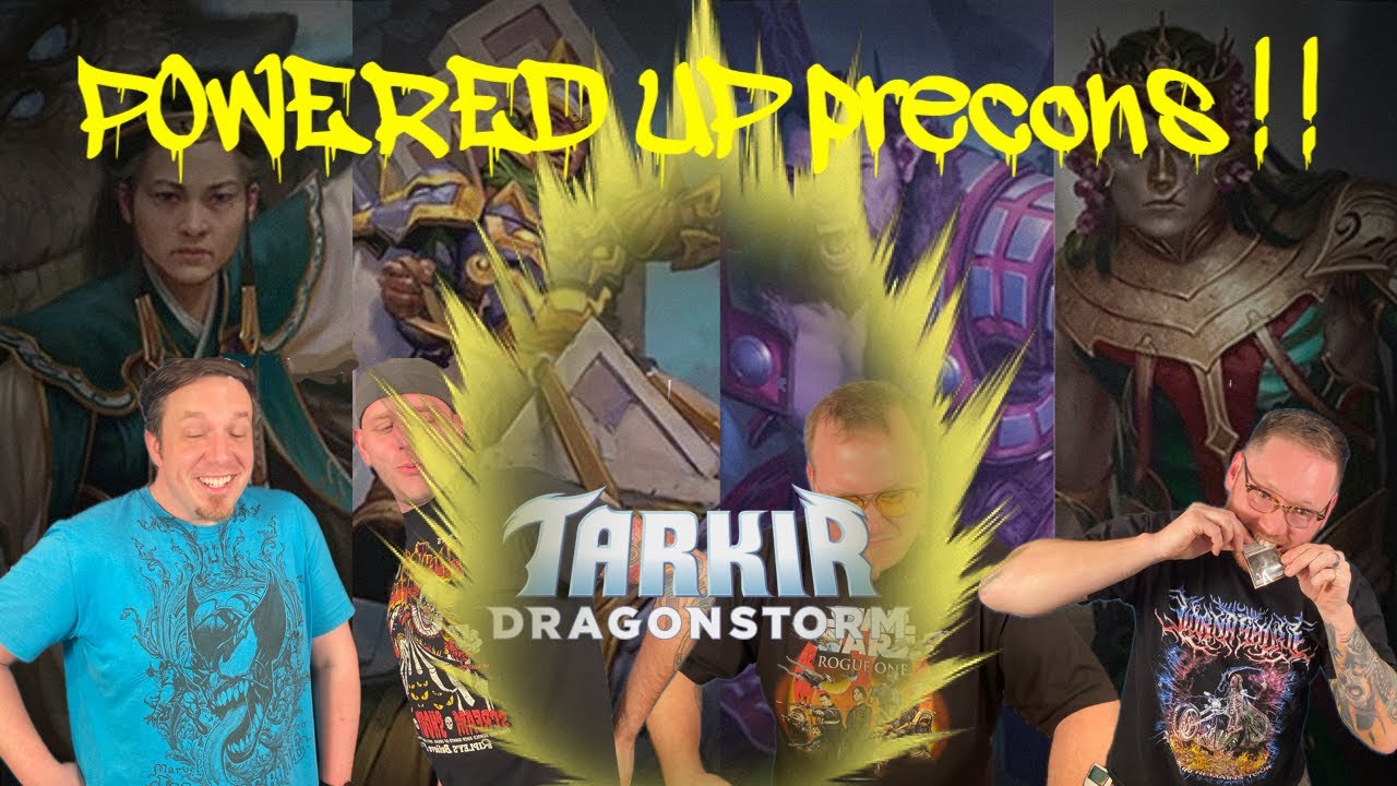 Tarkir Dragonstorm; POWERED UP precons!! | Magic: The Gathering ...