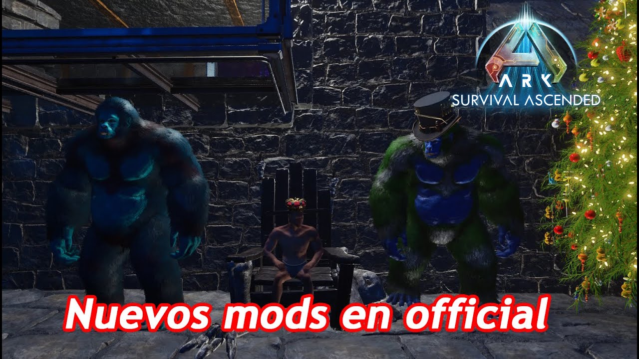 Nuevas skins, nuevos mods en oficial - Ark: Survival Ascended - YouTube