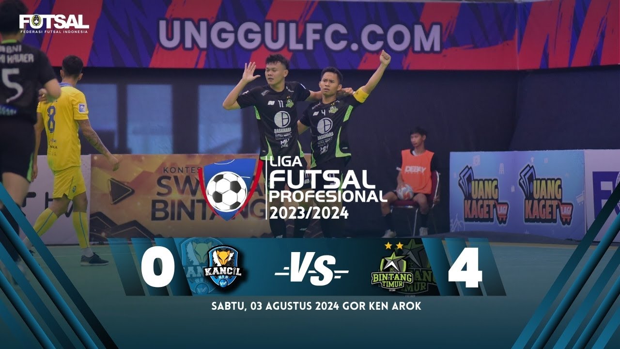 Full Match Liga Futsal Profesional 2023 2024 Kancil Whw Vs Bintang
