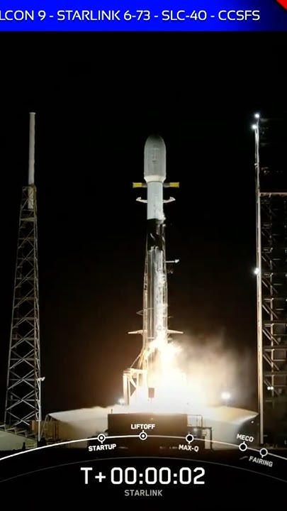 Lift-Off Falcon 9 - Starlink 6-73 - SLC-40 - Cape Canaveral SFS - April 13, 2025 - YouTube