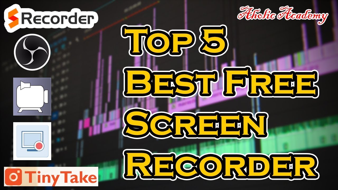 Top 5 Best Free Screen Recording Software 2018 || screen recording ...
