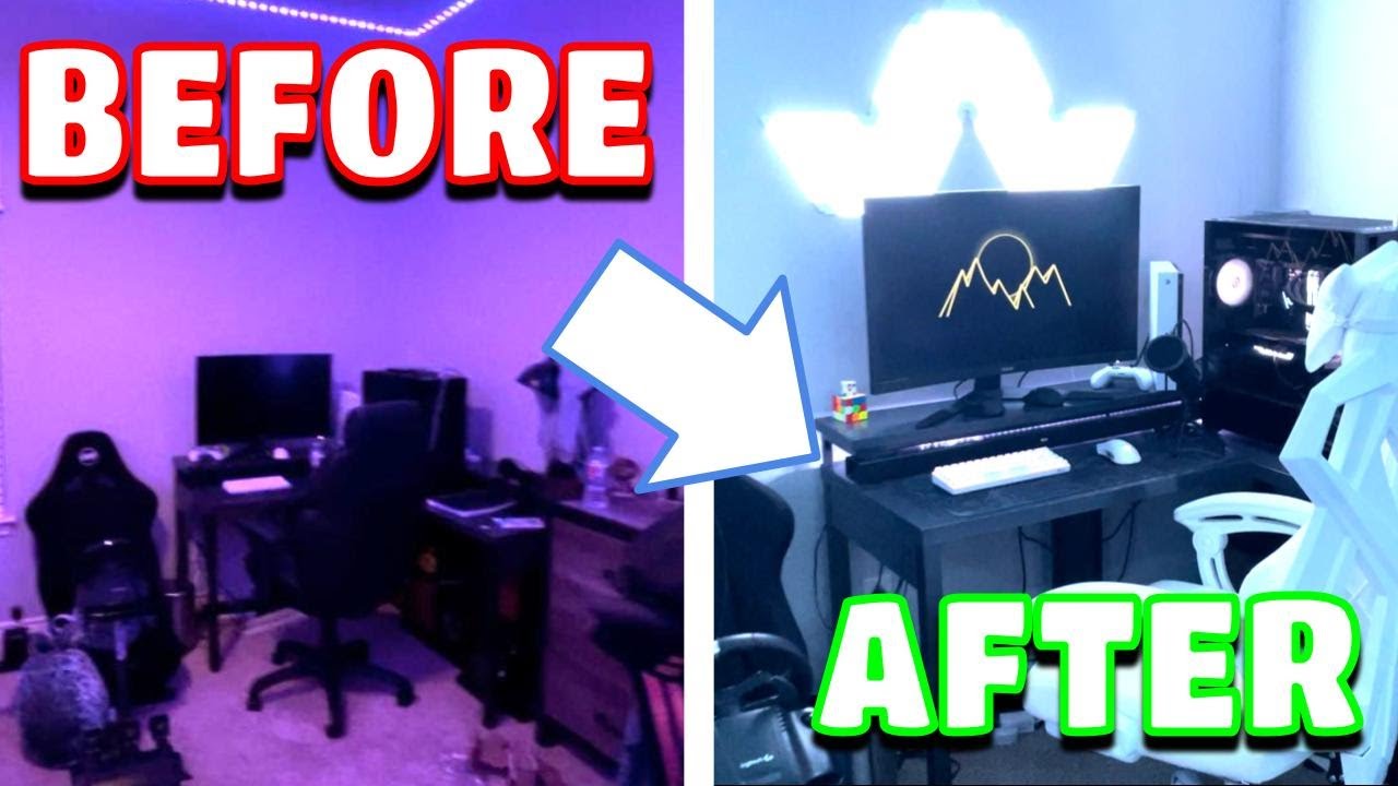 Transforming My Room Into My DREAM Gaming Setup - YouTube