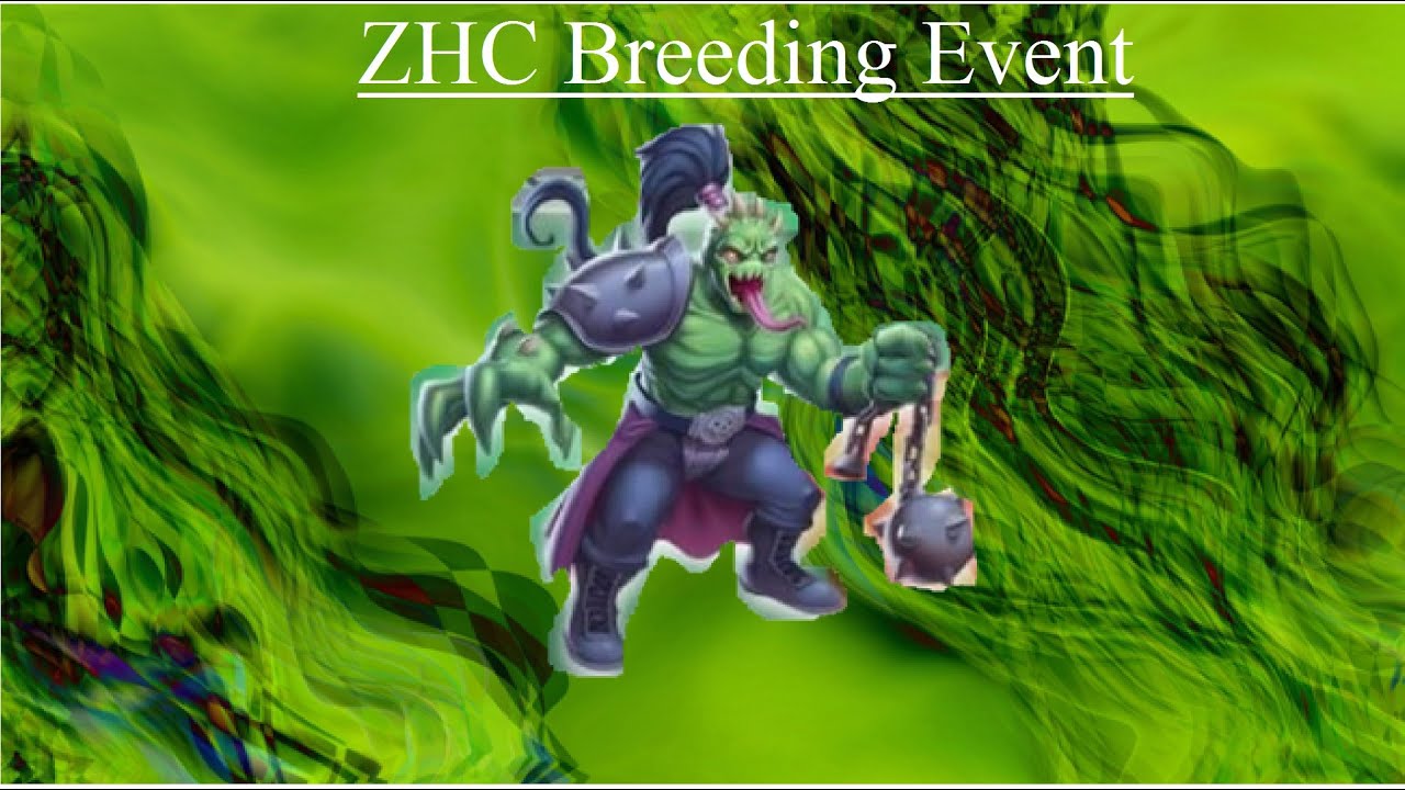 Monster Legends: ZHC Breeding Event - YouTube