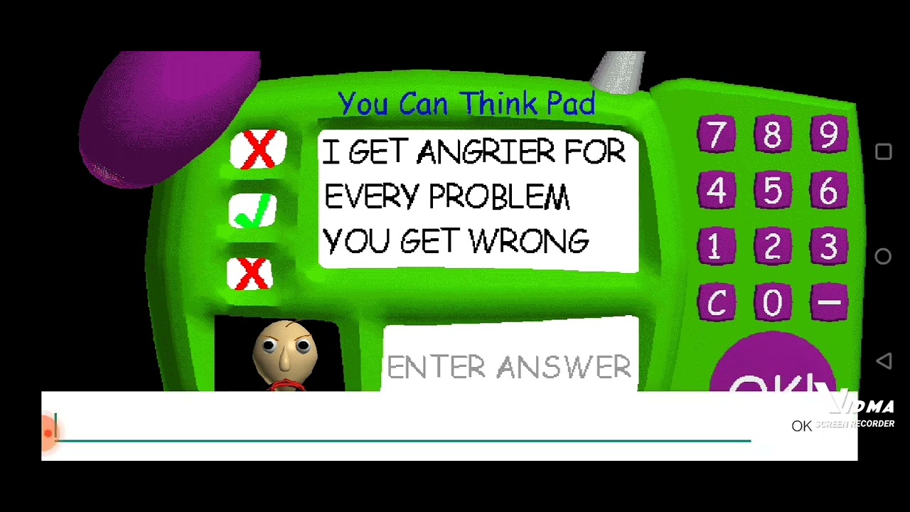 solving the impossible question in baldis basics - YouTube