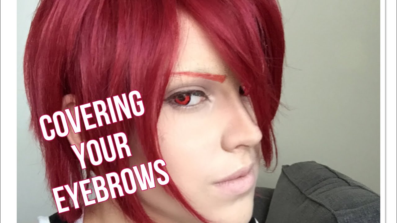 cosplay tutorial~ HOW TO COVER BUSHY EYEBROWS (caterpillars) FOR ...