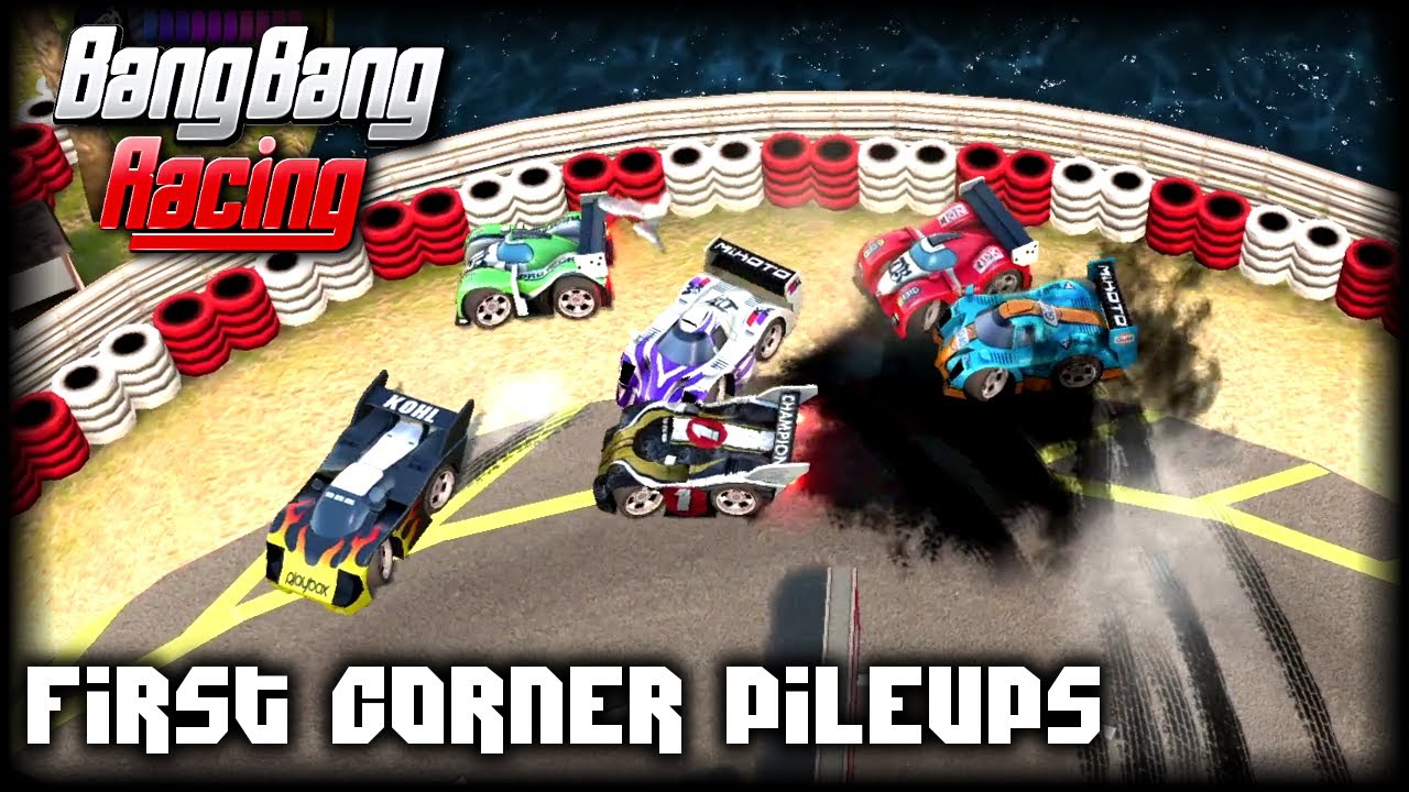 Powerful Cars + Bad Drivers = Pileups (Bang Bang Racing) - YouTube