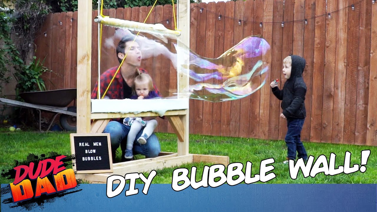 How to Build DIY Bubble Wall - YouTube
