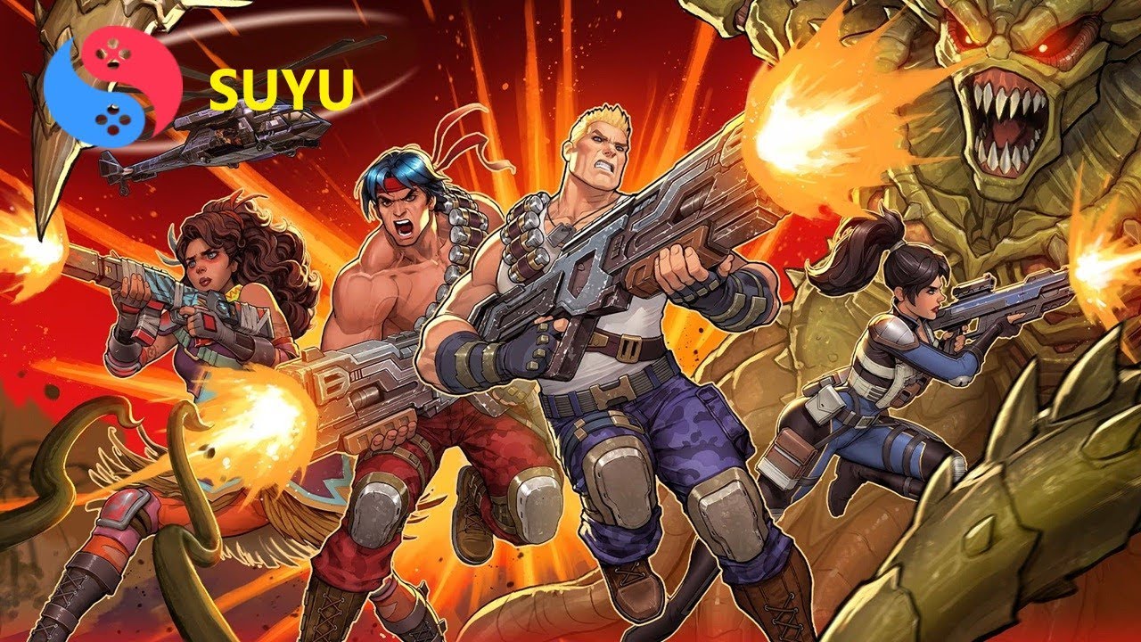 Contra Operation Galuga 60fps - Play test in Home Menu on Suyu - YouTube