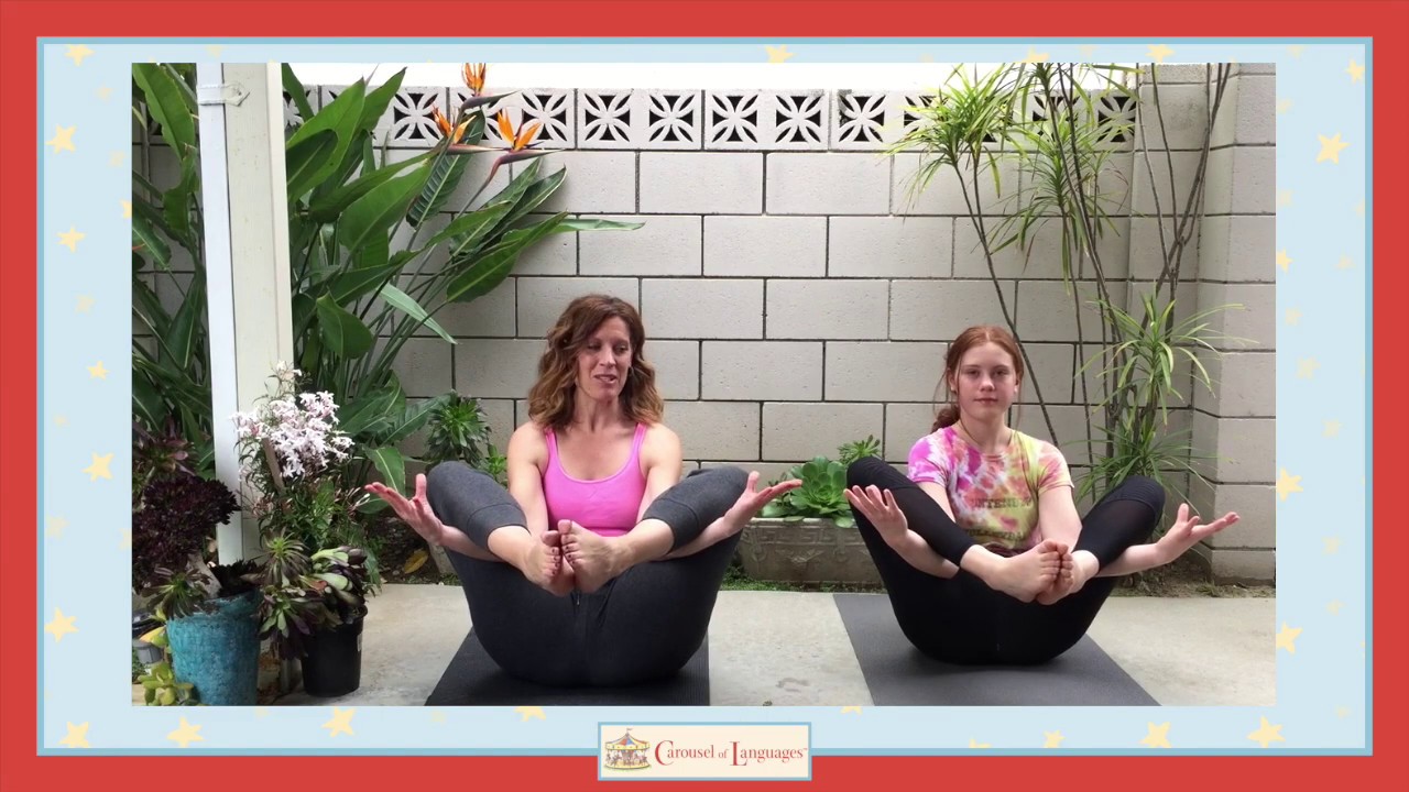 Spring Time Yoga with Carousel of Languages! - YouTube
