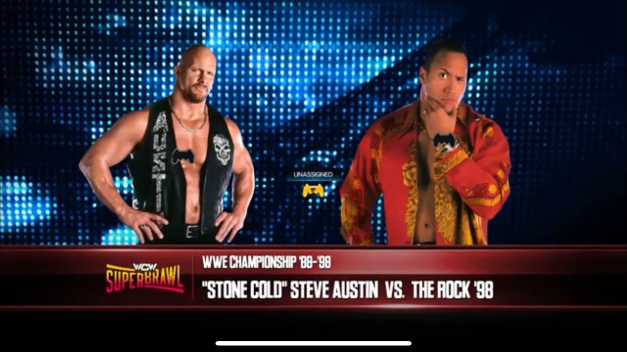 Stone Cold Steve Austin Vs The Rock Wwf 2k23 - YouTube