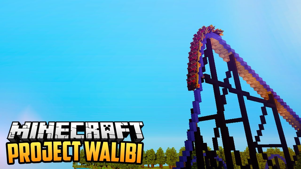 MINECRAFT WALIBI GOLIATH ACHTBAAN - Minecraft Project Walibi Server - YouTube
